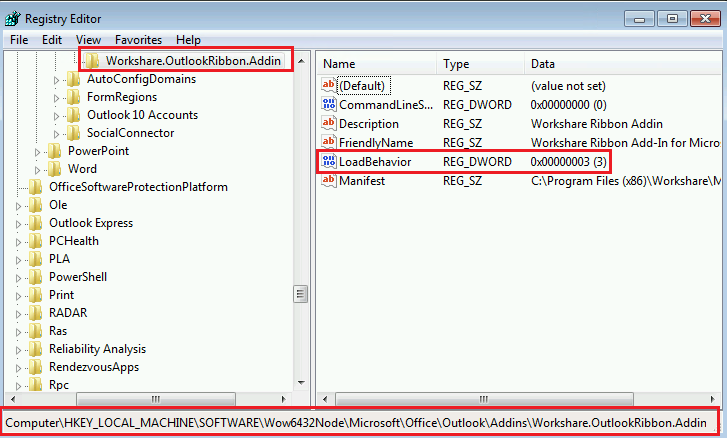 knowledgebase - Workshare Outlook add-in is not enabled after the ...